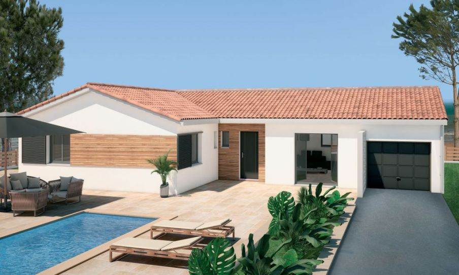 Ref:8869 - villa 90m2 en L - centpourcent-occitanie.fr