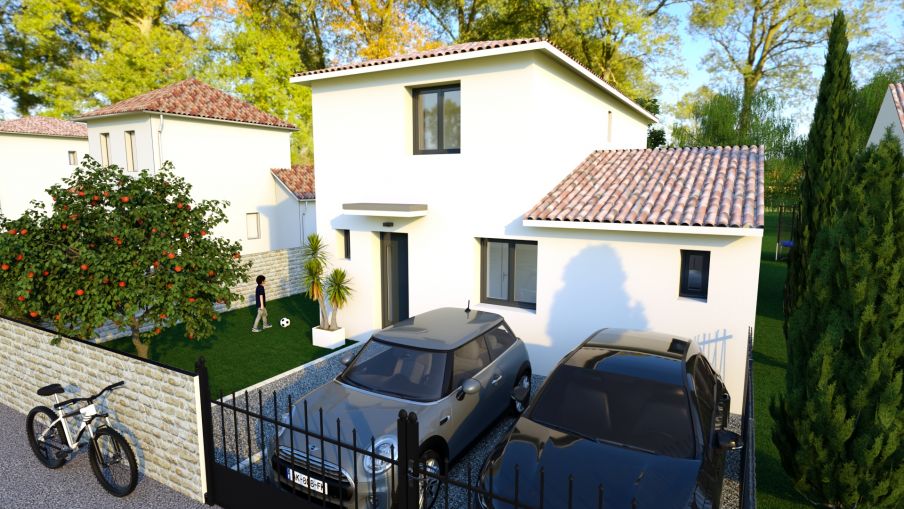 Ref:8103 - Villa neuve 90m2 contemporaine - centpourcent-occitanie.fr