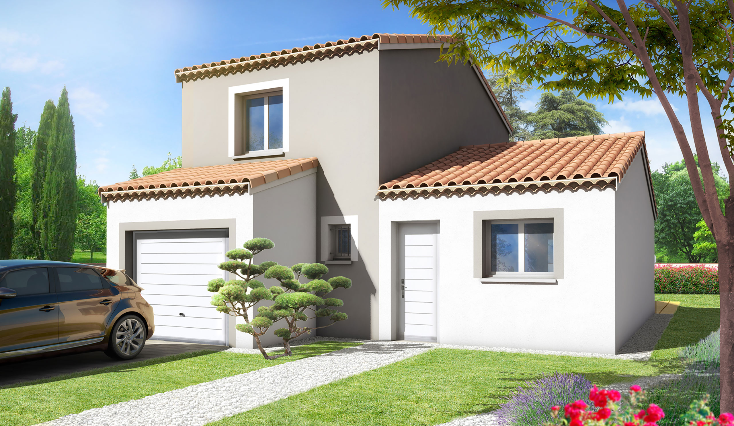 Ref:47654 - rare portet sur garonne villa 90m2 à etage av ...